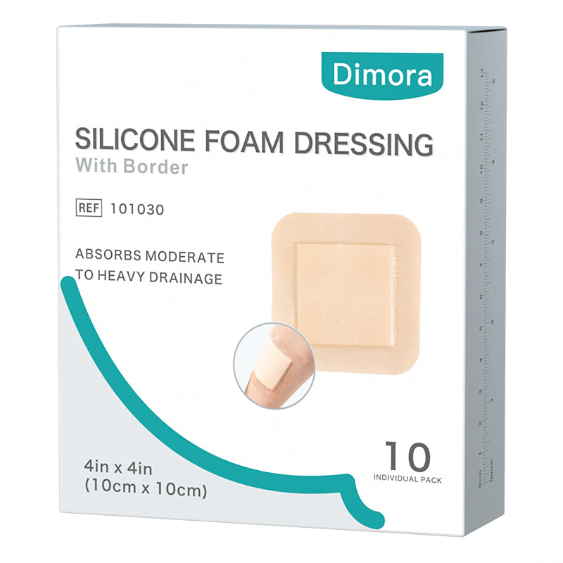 Dimora Silicone Foam Dressing Bordered Foam Wound Dressing – Dimora Medical